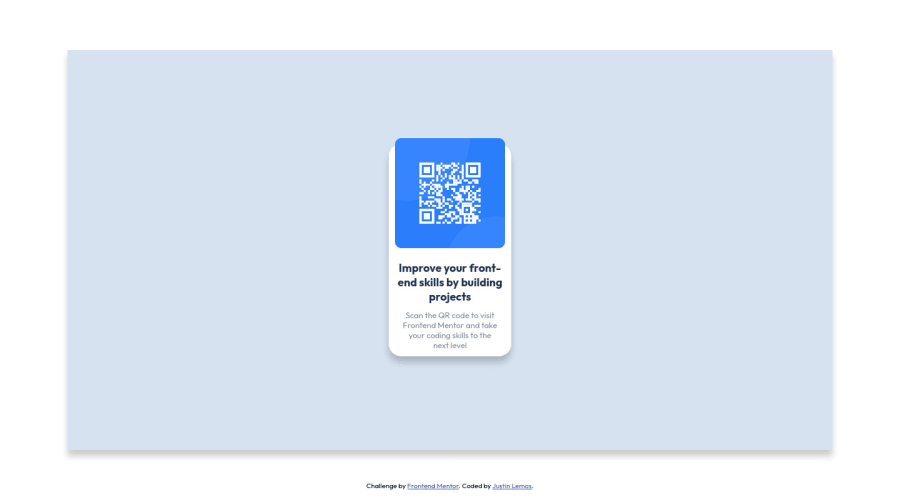 Frontend Mentor Qr Code Flexbox Coding Challenge Solution