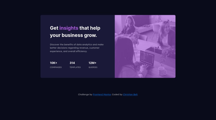 Frontend Mentor Stats Preview Card Using Html Css And Flexbox Coding