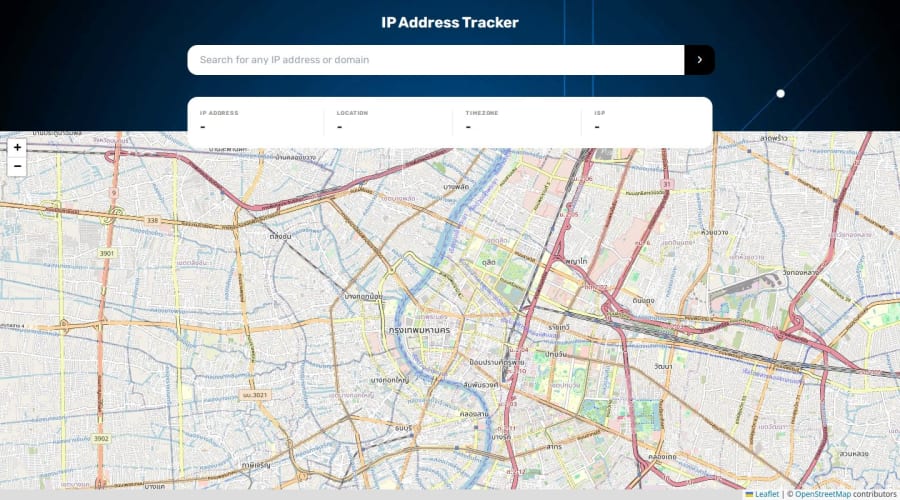 Frontend Mentor Ip Tracker With React Tailwind Coding Challenge Solution