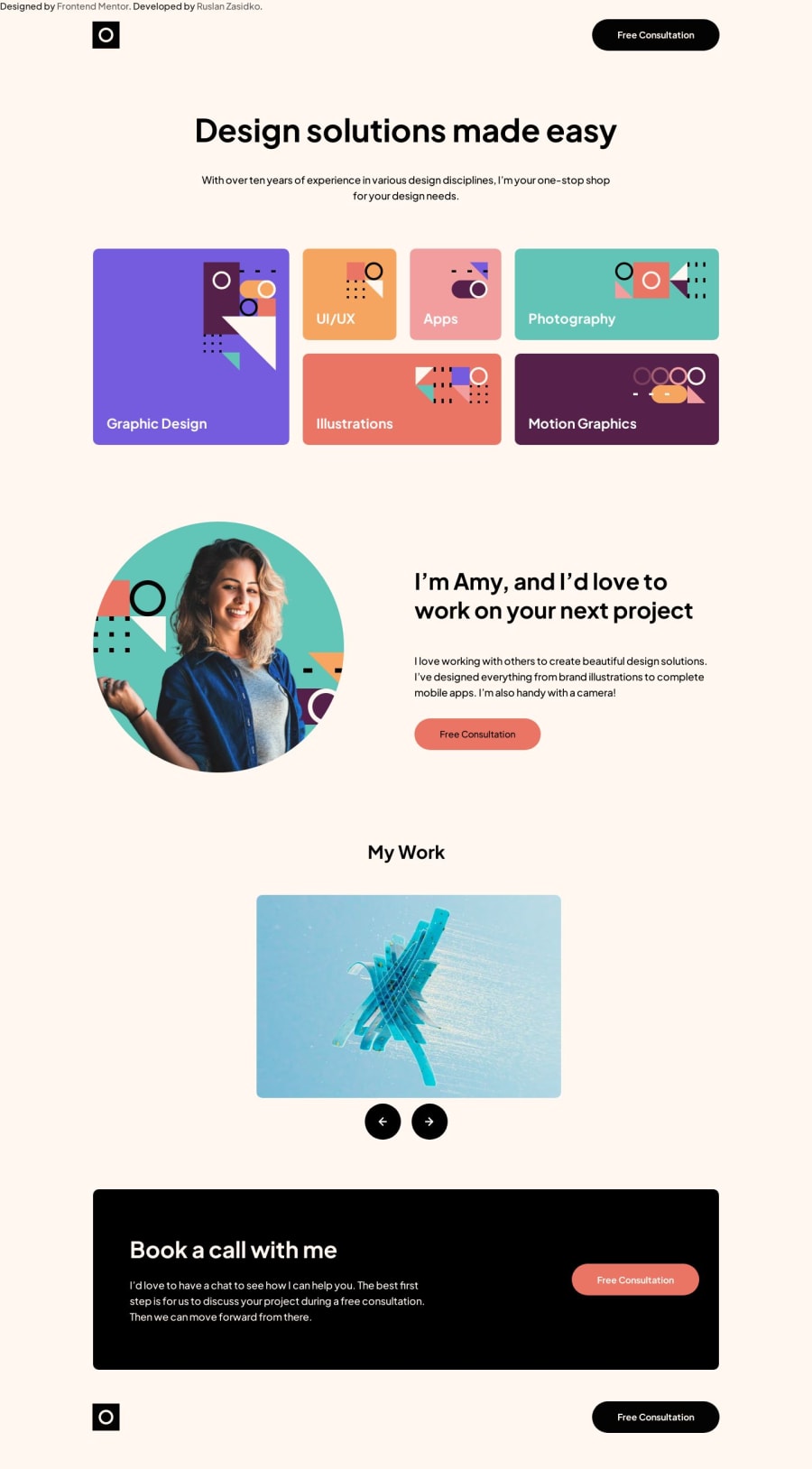 Frontend Mentor Plain Old Html Css And Js For Carousel Section With