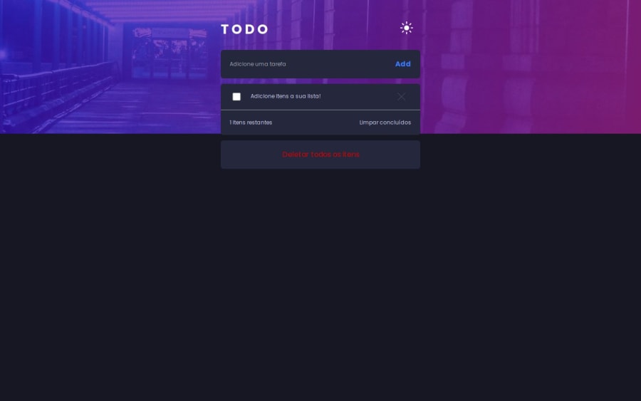 Frontend Mentor To Do List Using React Typescript And Tailwind