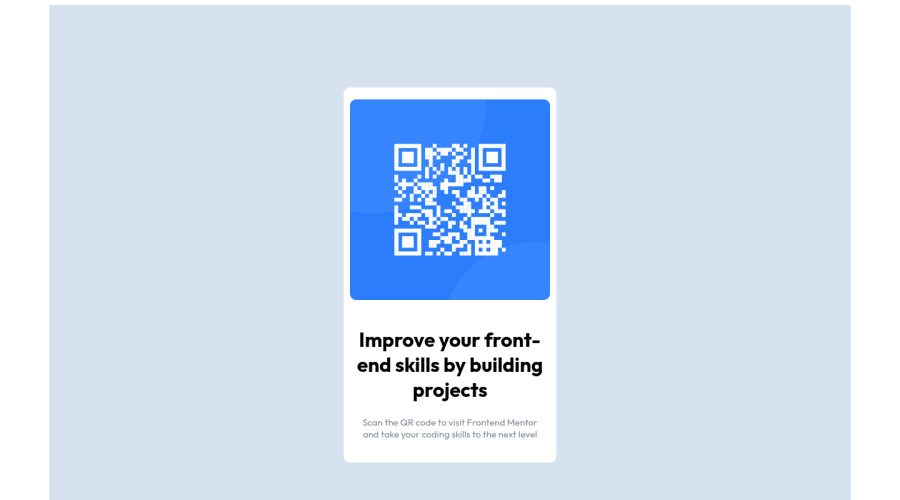 Frontend Mentor Qr Code Component Challenge Using Html And Sass Coding Challenge Solution