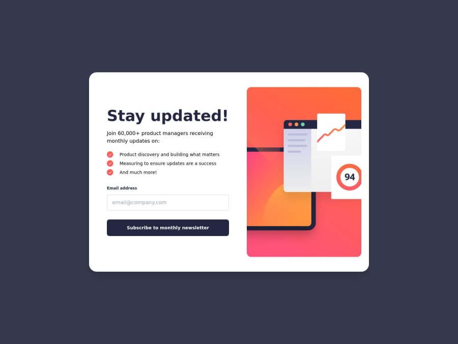 Frontend Mentor Tailwindcss Grid Flexbox Usestate Regex Custom Valisation Coding