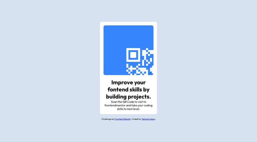 Frontend Mentor Qr Code Component Html Css Coding Challenge Solution