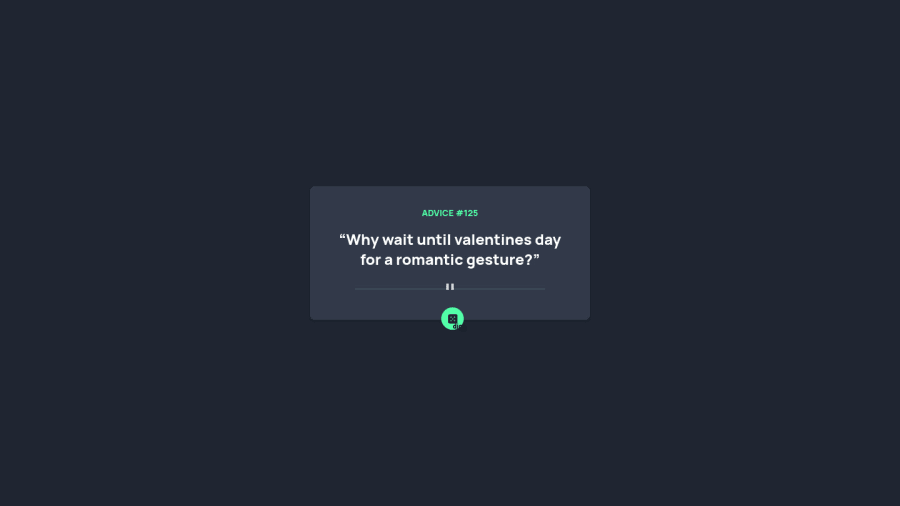 Frontend Mentor Responsive Advice Generator Built With React Vite