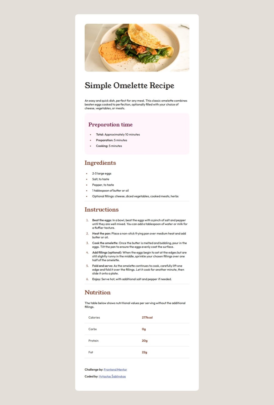 Frontend Mentor | Responsive recipe app using flex box coding challenge ... Frontend Mentor | Responsive recipe app using flex box coding challenge ...