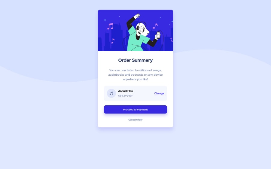 Frontend Mentor Order Summary Card Using Html And Cssflexbox Coding Challenge Solution