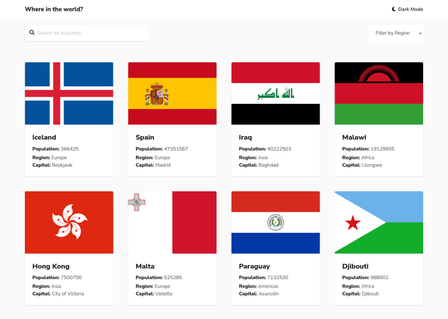 Frontend Mentor Rest Countries Api With Vue And Tailwind Css Coding