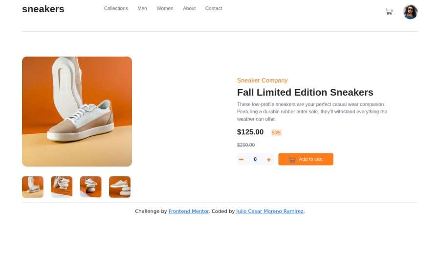 Frontend Mentor | ecommerce angular+bootstrap+flex coding challenge solution