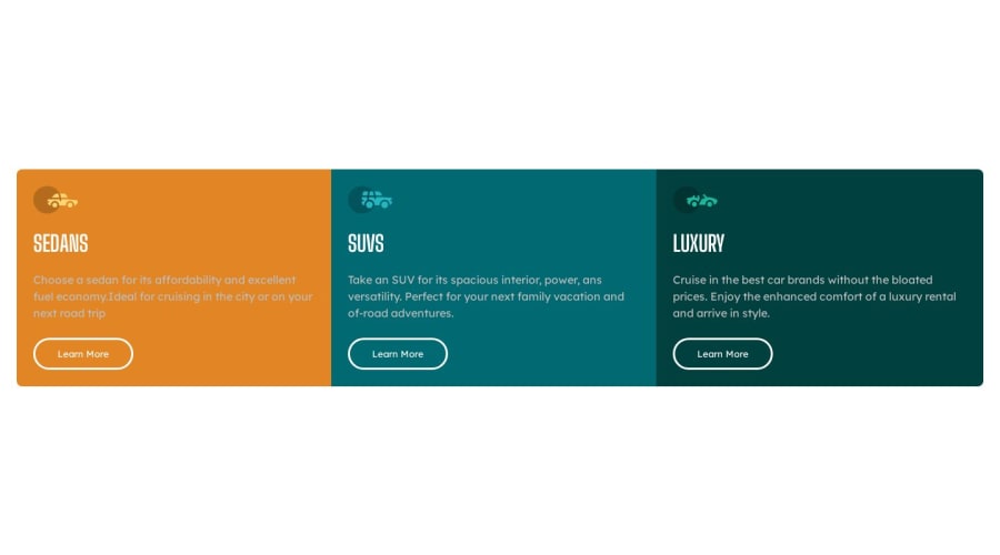 Frontend Mentor 3 Column Preview Card Mobil First Bem Coding Challenge Solution