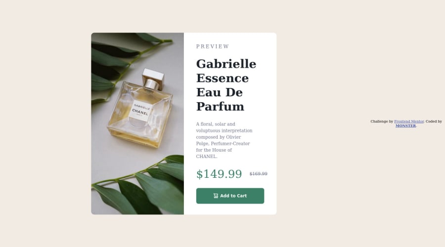 Frontend Mentor Product Preview Card Component Using Html And Css Coding Challenge Solution