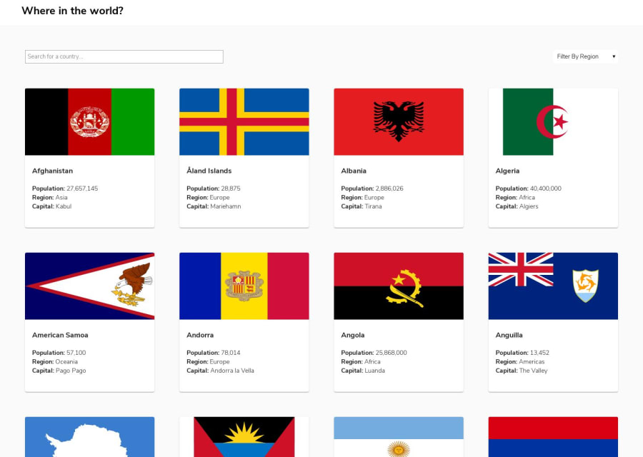 Frontend Mentor Rest Countries With Angular Coding Challenge Solution