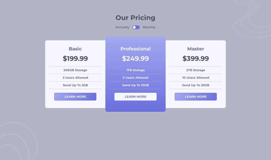 Frontend Mentor Pricing Component With Reactjs Vite Coding