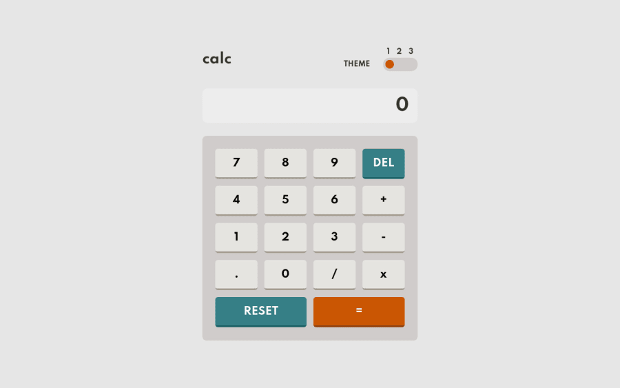 Frontend Mentor Calculator App Using Html Css And Javascript Coding