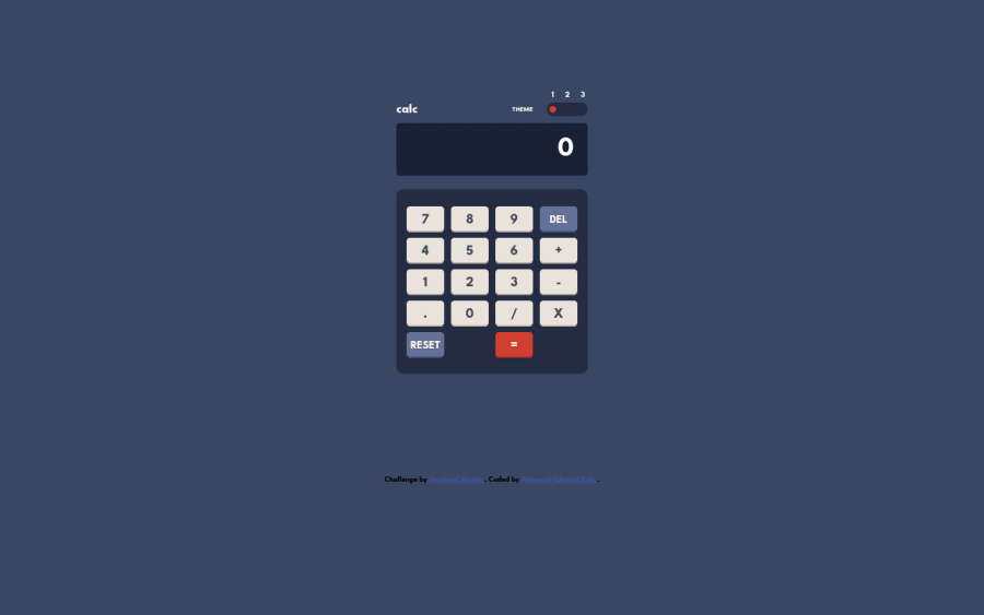 Frontend Mentor Calculator App Using Html Css And Javascript Coding Challenge Solution