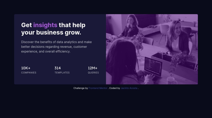 Frontend Mentor Created Using Mostly Flexbox And Css Grid Coding Challenge Solution