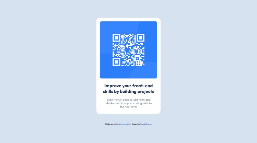 Frontend Mentor Qr Code Component Using Html And Css Coding Challenge Solution