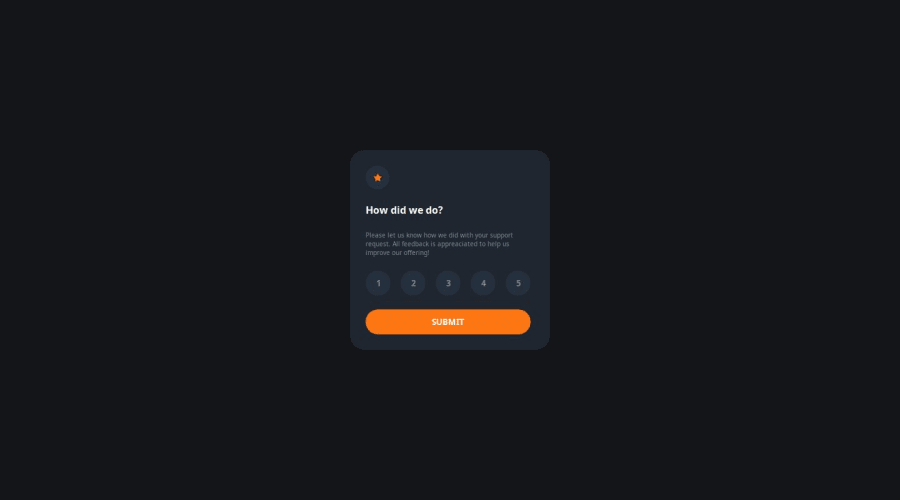 Frontend Mentor Interactive Rating Component With React Coding
