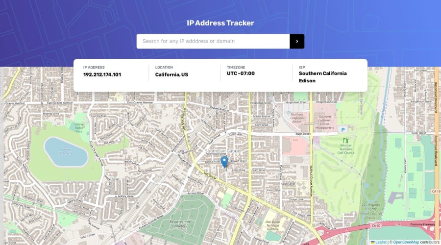 Frontend Mentor Nextjs Typescript Leafletjs Geolocation Api Coding Challenge Solution