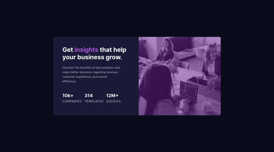 Frontend Mentor Stats Preview Card Using Flexbox Coding Challenge