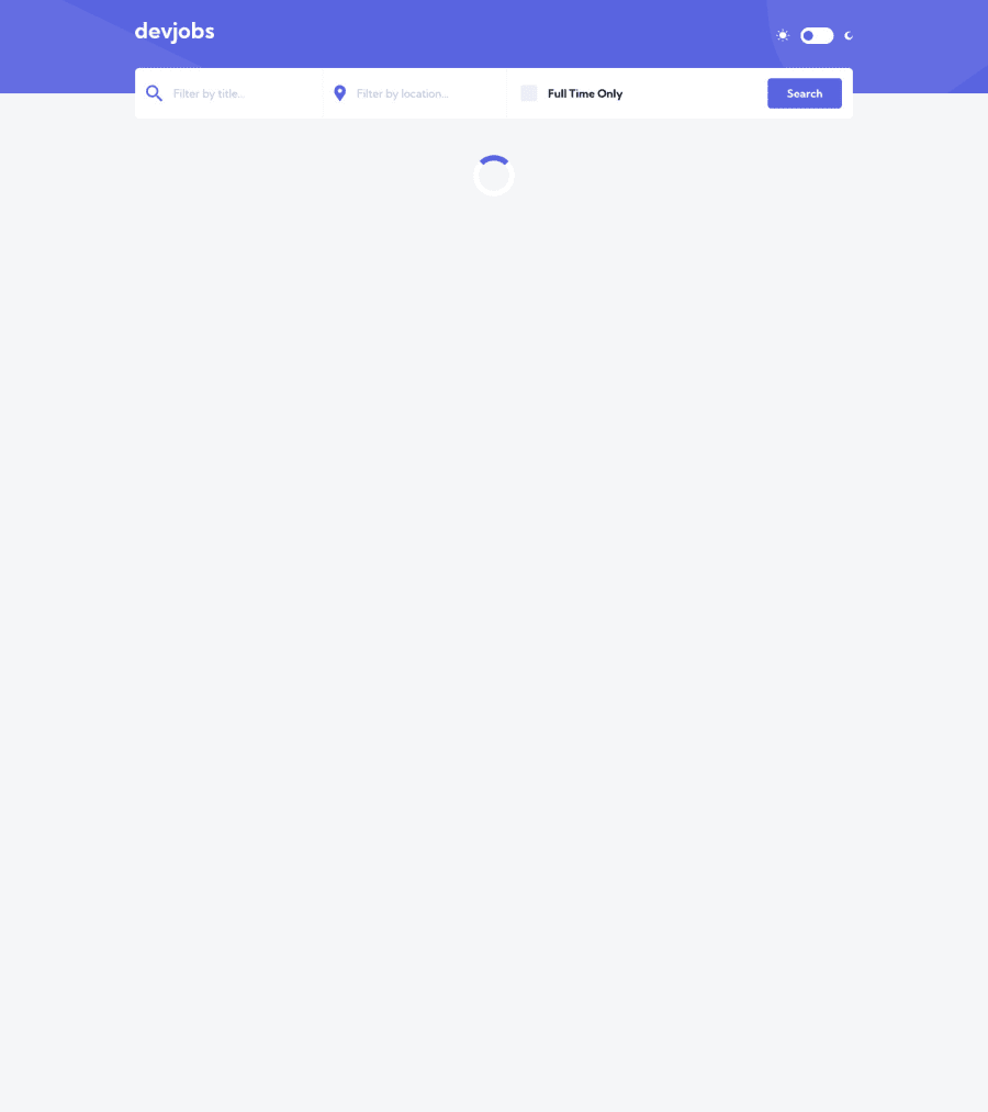 Frontend Mentor Devjobs Web App Using React Scss And Bem Class