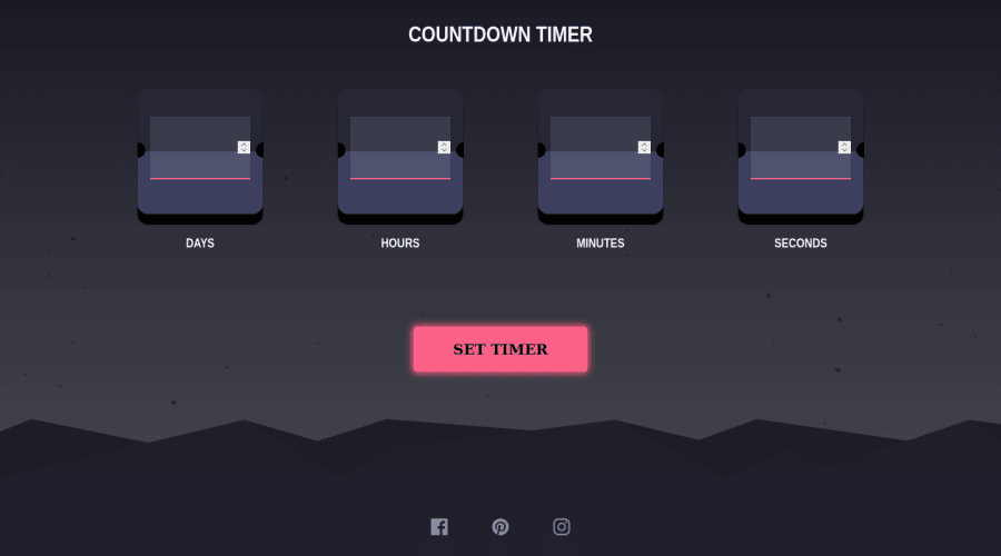 Frontend Mentor | Responsive Countdown Timer coding challenge solution Frontend Mentor | Responsive Countdown Timer coding challenge solution
