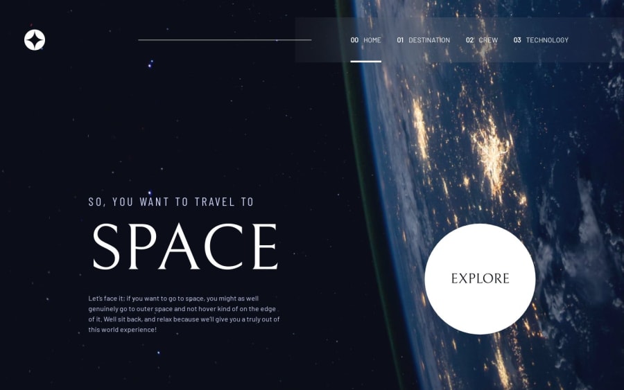 Frontend Mentor | Space Tourism using NextJS & Tailwind CSS coding ... Frontend Mentor | Space Tourism using NextJS & Tailwind CSS coding ...