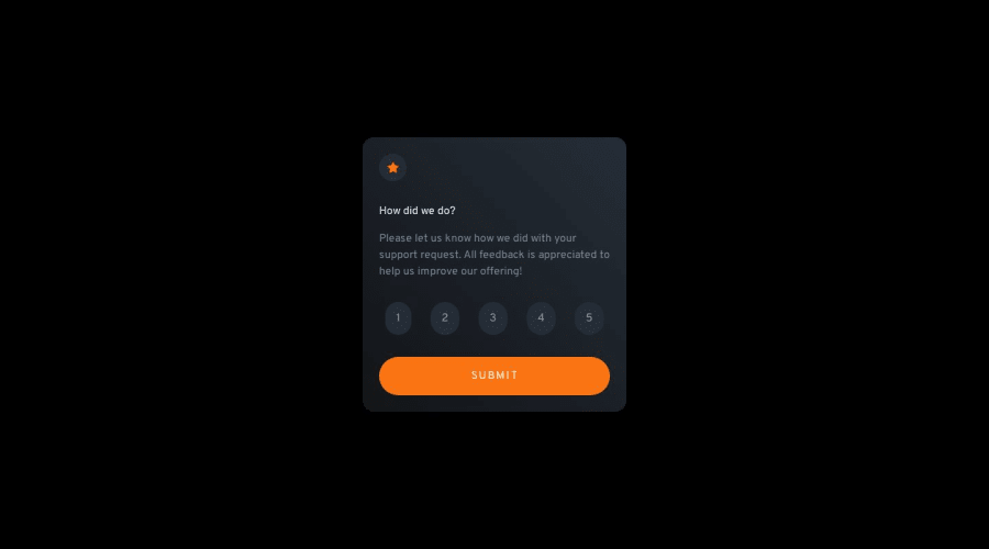 Frontend Mentor Interactive Rating Component Using Tailwindcss React