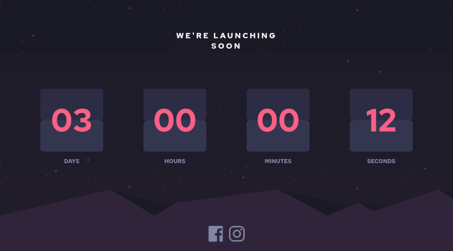 Frontend Mentor Responsive Launch Countdown Timer With React Js