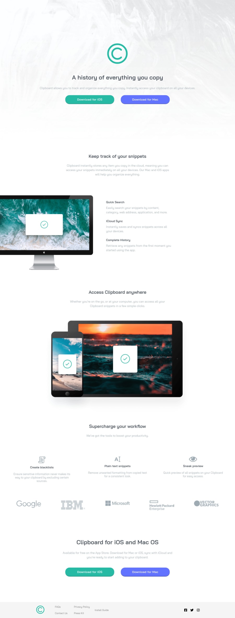 Frontend Mentor Clipboard Landing Page Master Coding Challenge Solution