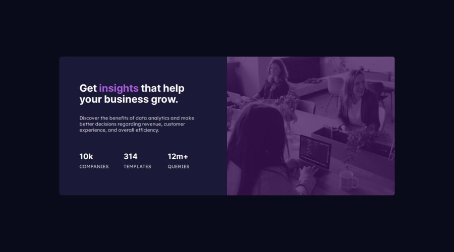 Frontend Mentor Responsive Stats Preview Card With Css Flexbox Coding