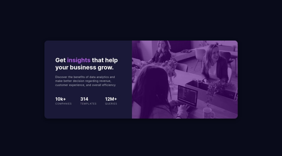 Frontend Mentor Responsive Stats Preview Card Component Coding