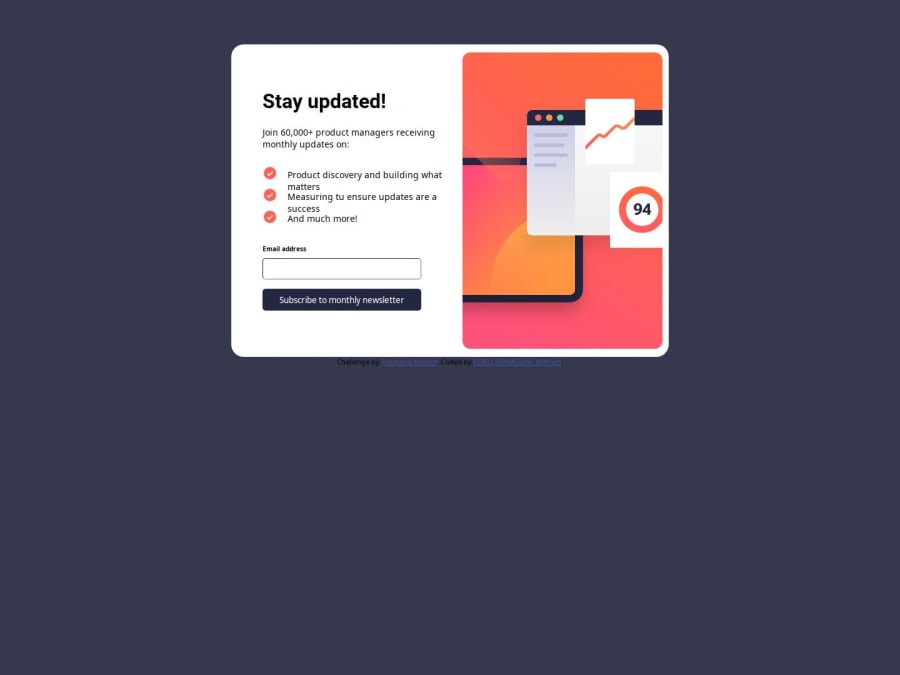 Frontend Mentor Html Css Js Regex Coding Challenge Solution