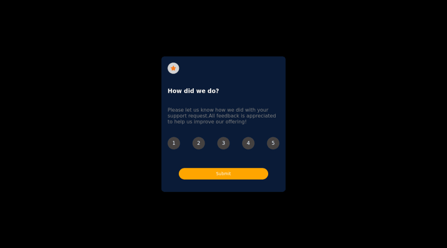 Frontend Mentor Interactive Rating Using Css Flexbox And Js Coding Challenge Solution
