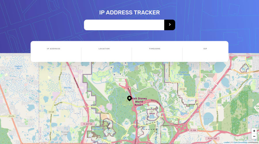 Frontend Mentor Ip Tracker With React And Css Modules Coding Challenge Solution