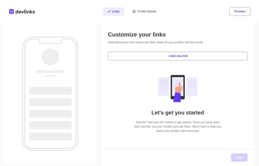 Frontend Mentor Link Sharing App Using Nuxt 3 And Tailwind Coding Challenge Solution