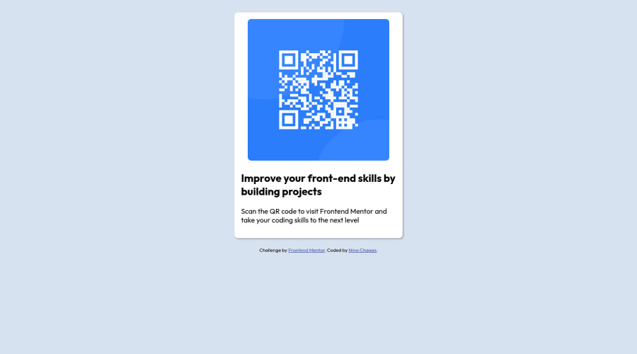 Frontend Mentor Qr Code Component Coding Challenge Solution