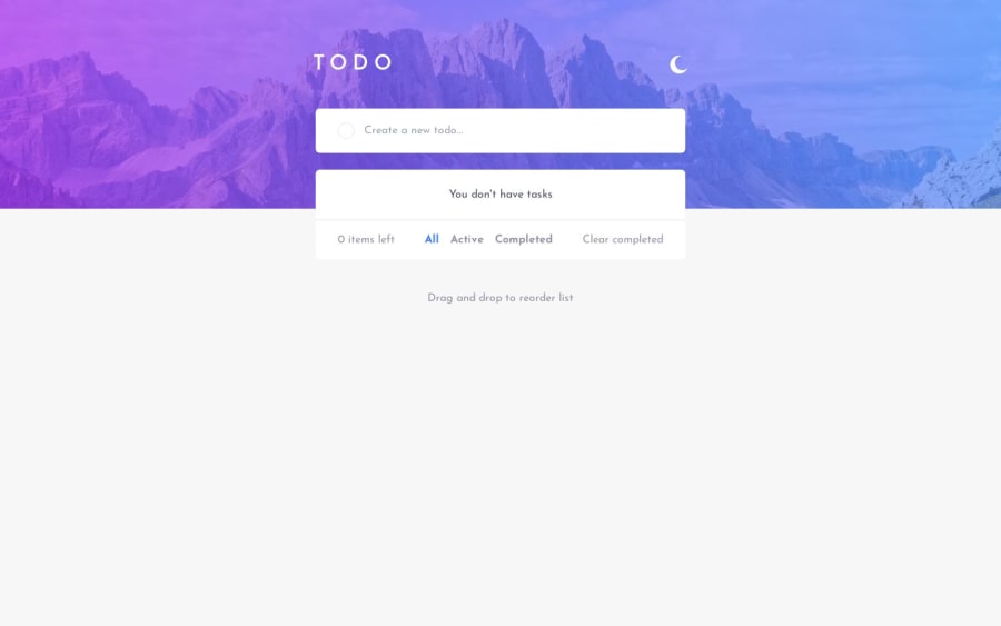 Frontend Mentor Todo App Challenge Using Reactjs Tailwindcss And Local Storage Coding Challenge