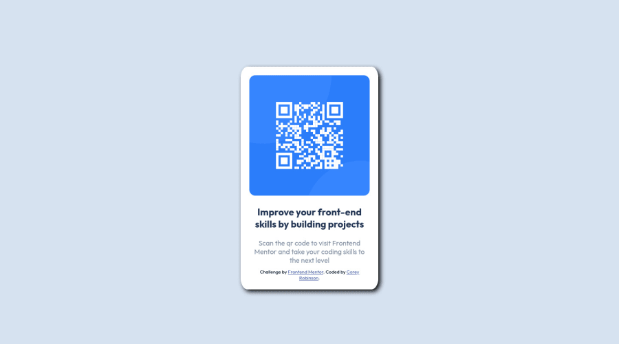 Frontend Mentor Responsive Qr Code Reader With Html And Css Coding 0318