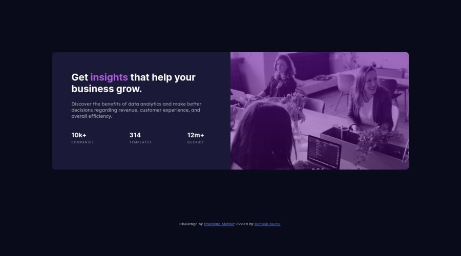 Frontend Mentor Stats Preview Card Solution Coding Challenge Solution