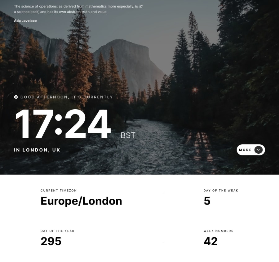 Frontend Mentor Clock App With Html Css Scss Javascript Coding Challenge Solution