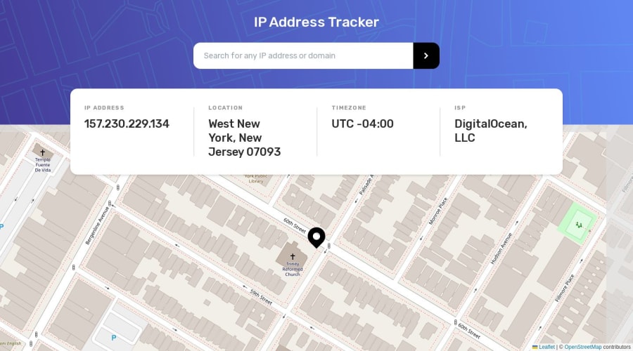 Frontend Mentor Ip Address Tracker Using Next Js 13 Coding Challenge
