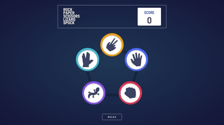 Frontend Mentor Rock Paper Scissors Lizard Spock Using React Coding Challenge Solution