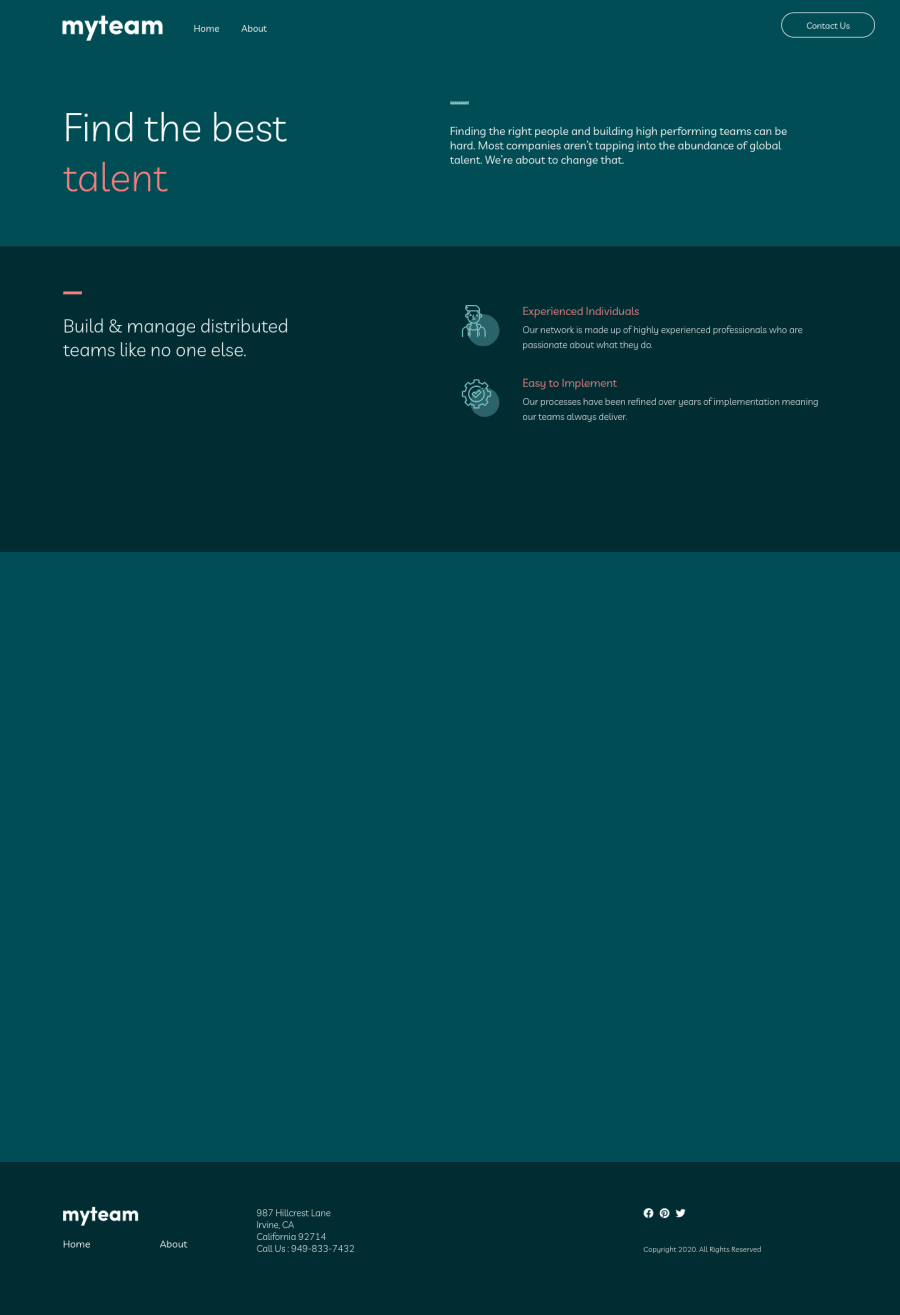 Frontend Mentor Myteam Using React Material Ui And Aos Animation