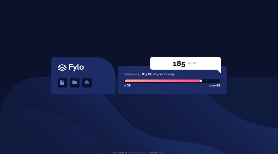 Frontend Mentor Fylo Data Storage Component Master Made Using Html Css And Flexbox Coding