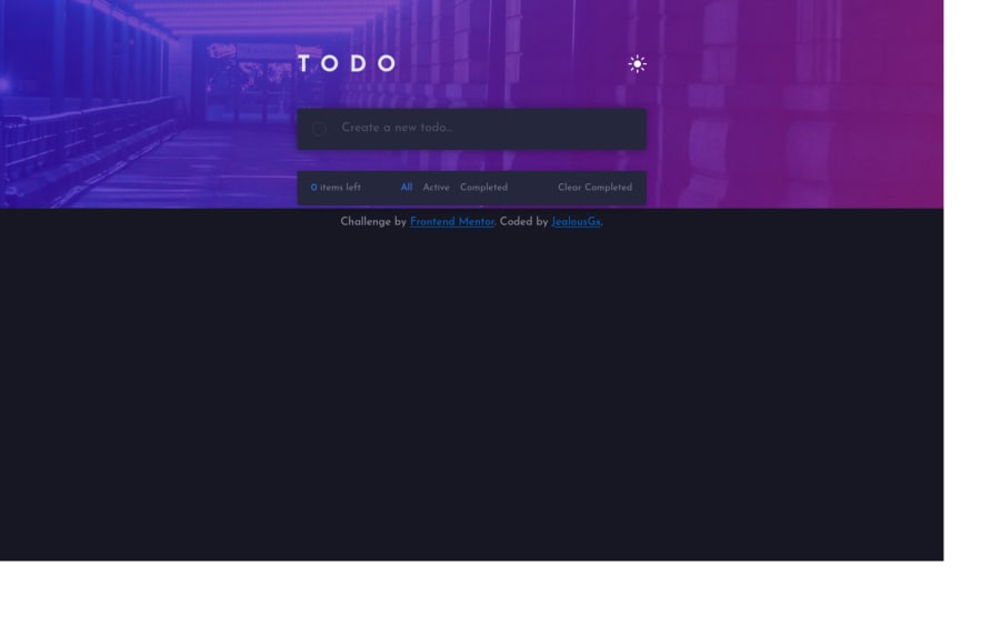Frontend Mentor React Js Todo App Using Firebase Coding Challenge