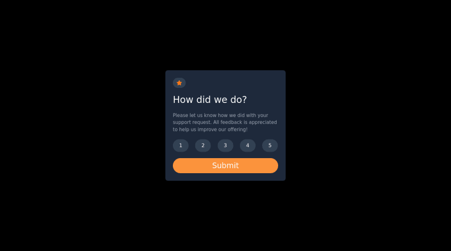 Frontend Mentor Interactive Rating Component Built Using Tailwindcss And Typescript Coding