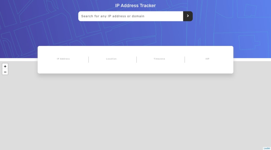 Frontend Mentor Vanilla Js Ip Address Tracker Coding Challenge Solution