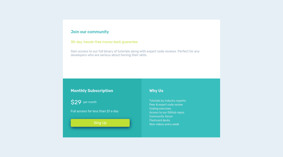 Frontend Mentor Responsive Card Using Css Grid And Flexbox Coding Challenge Solution