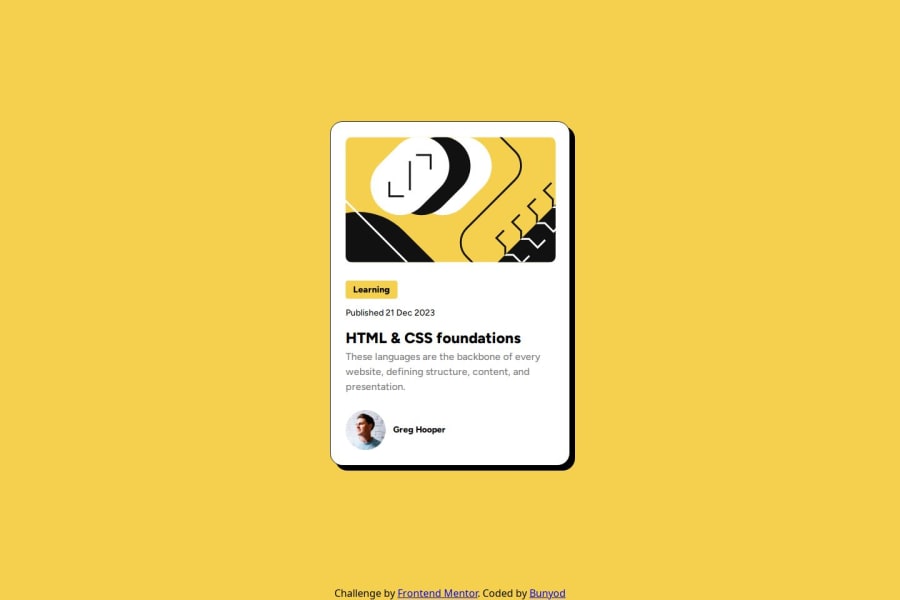 Frontend Mentor Css Flexbox Coding Challenge Solution